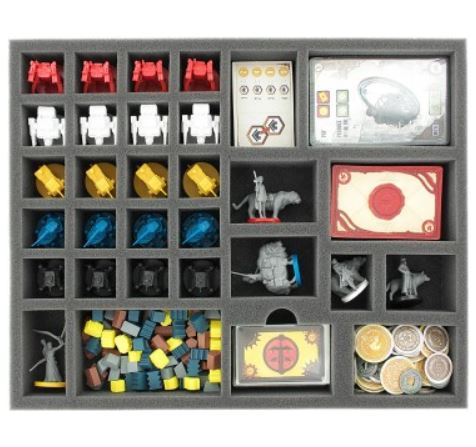 Foam tray value set for the Scythe board game box – Grimfield Games