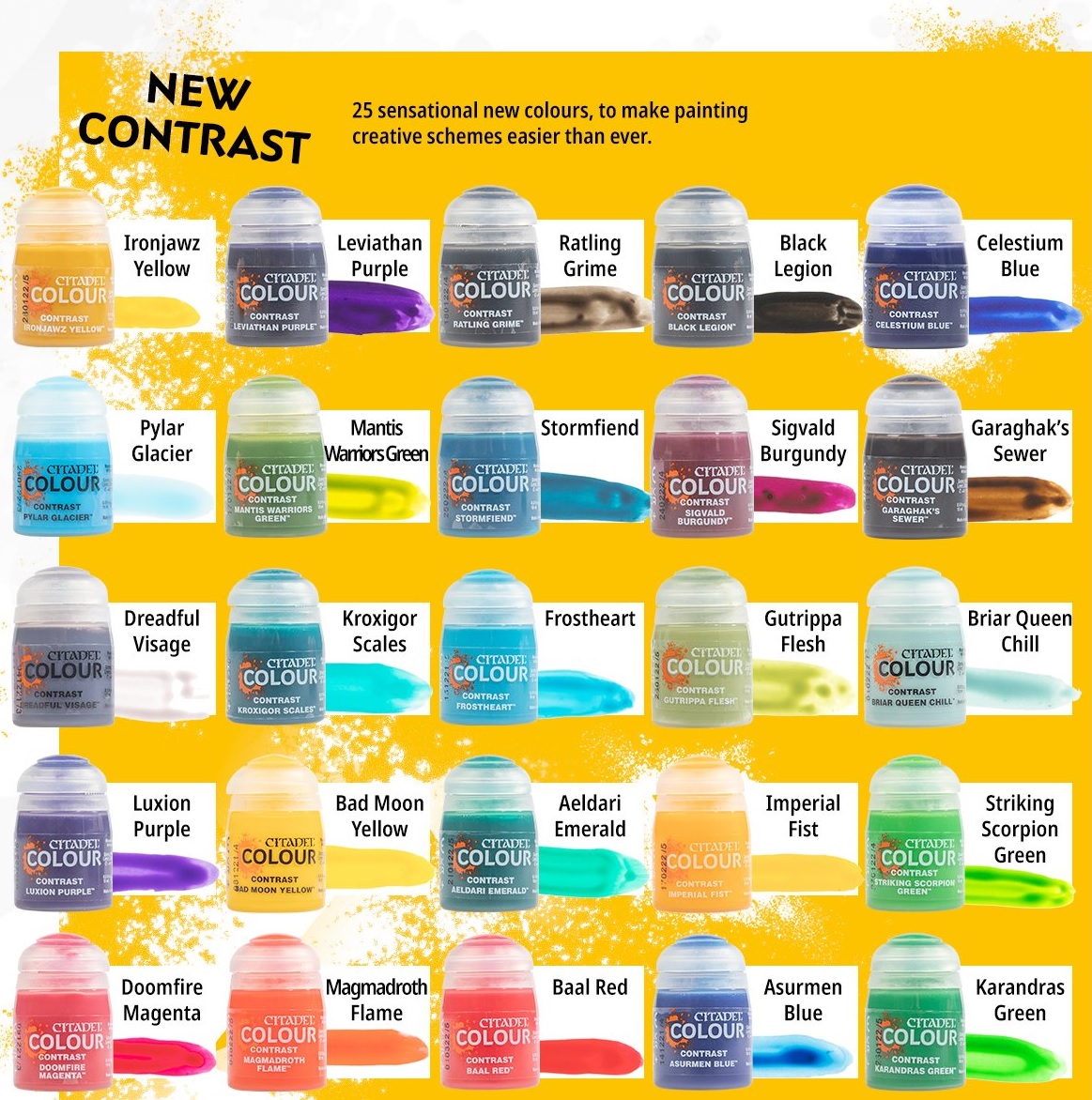 Citadel Contrast – 25 New Colours – Full bundle or single colour ...